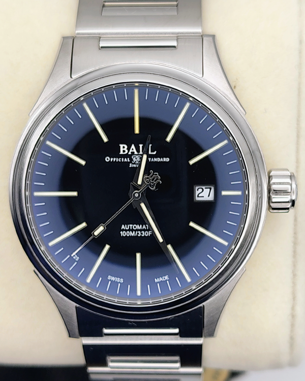 2026 Ball Fireman 40MM Black Dial Steel Bracelet (NM2098C-S20J-BK ...