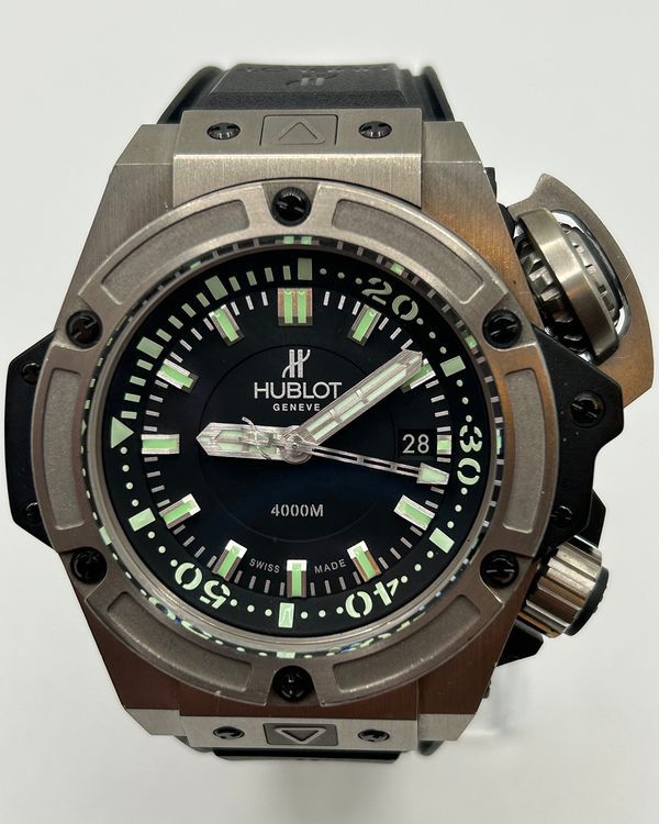 Hublot King Power Diver 4000 Musée Océanographique Monaco L.E. 48MM Bl ...