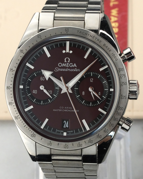 2023 Omega Speedmaster '57 40.5MM Red "Burgundy" Dial Steel Bracelet ...