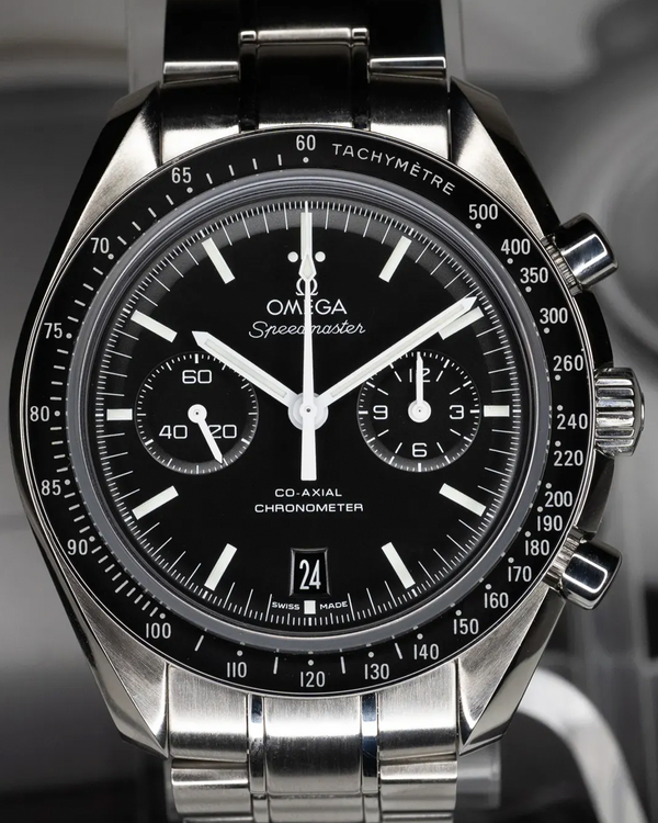 2018 Omega Speedmaster Two Counters 44.25MM Black Dial Steel Bracelet ...