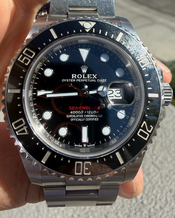 2019 Rolex Sea-Dweller "Red Letters" 43MM Black Dial Oyster Bracelet ...