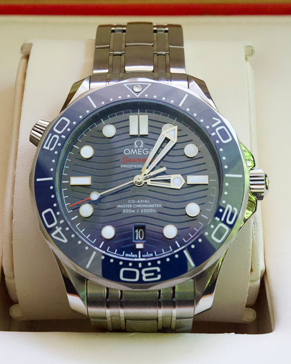 2018 Omega Seamaster Diver 300M 42MM Blue Dial Steel Bracelet (210.30 ...