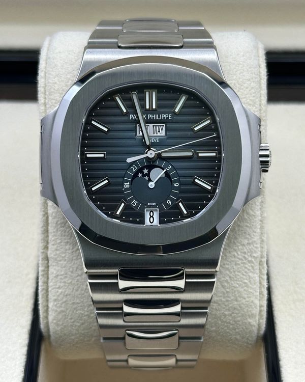 2024 Patek Philippe Nautilus 40.5MM Blue Dial Steel Bracelet (5726/1A ...
