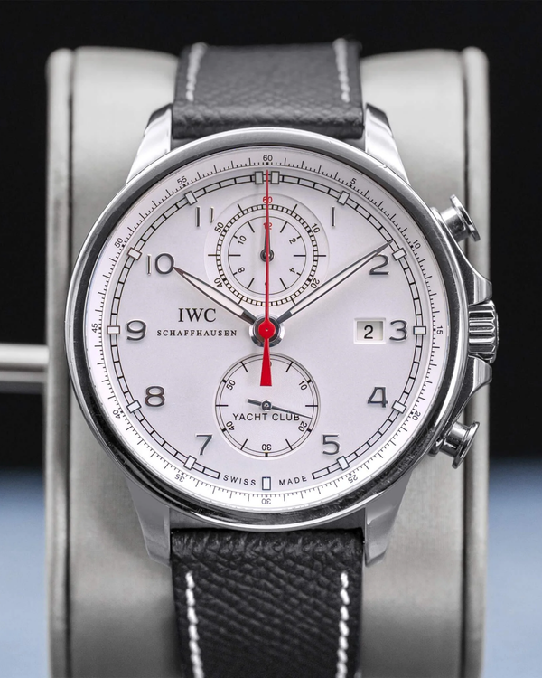 2012 IWC Schaffhausen Portugieser Yacht Club Chronograph 45.4MM Silver ...