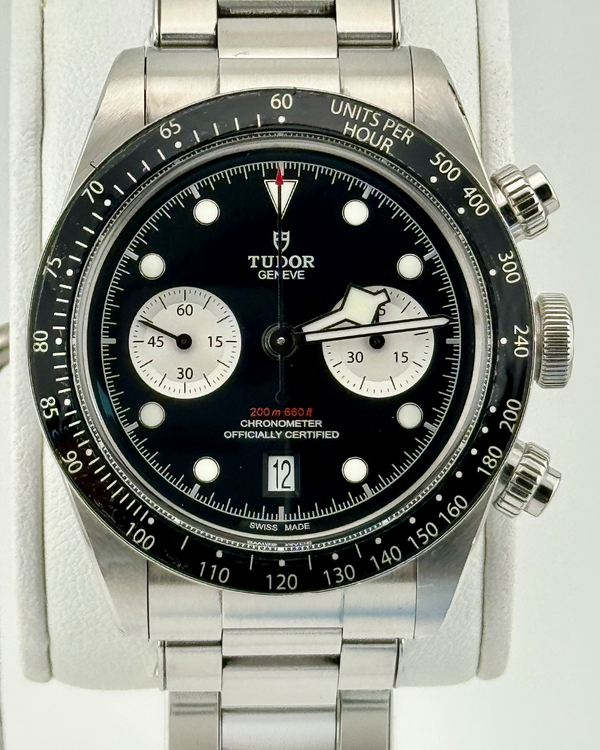 No Reserve - 2021 Tudor Black Bay Chrono 41MM Black Dial Steel Bracele ...