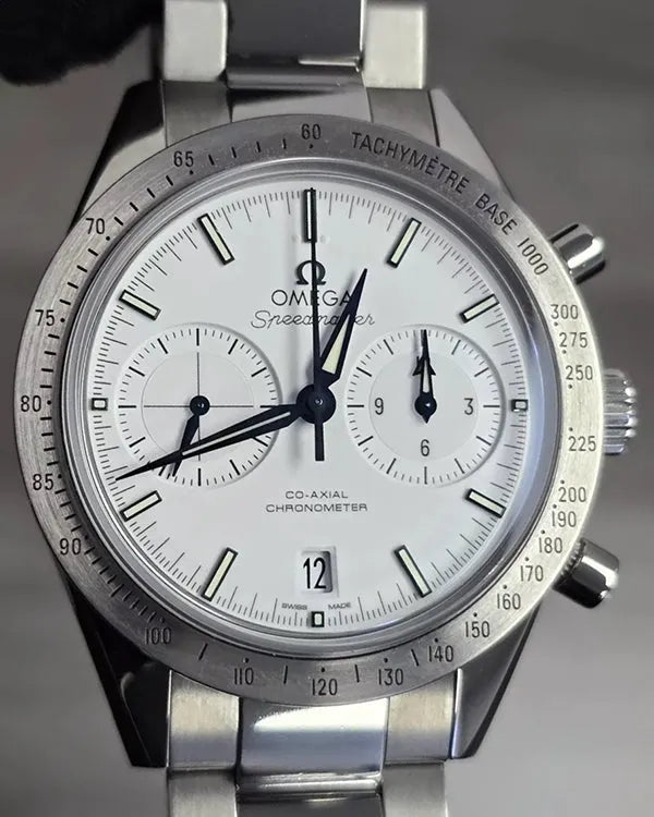 2015 Omega Speedmaster '57 41.5MM White Dial Titanium Bracelet (331.92 ...