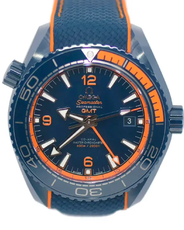 2024 Omega Seamaster Planet Ocean "Big Blue" 45.5MM Blue Dial Rubber S ...