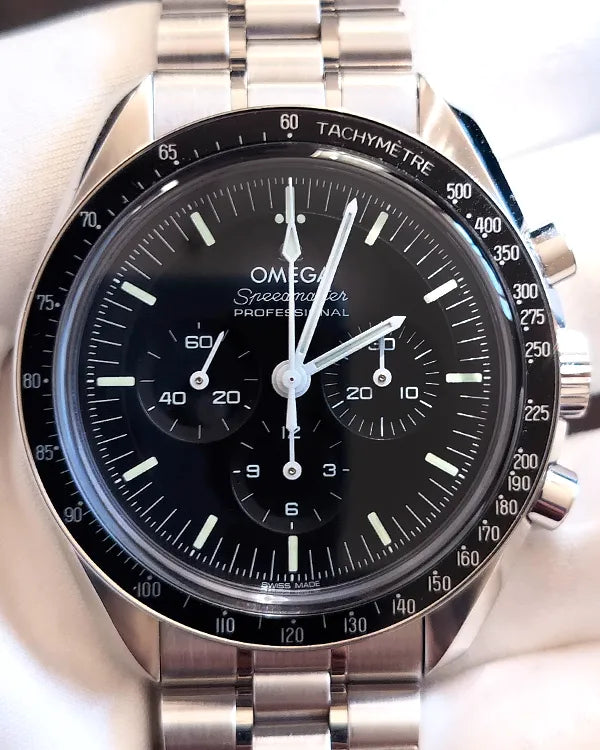 2022 Omega Speedmaster Professional Moonwatch 42MM Black Dial Steel Br ...