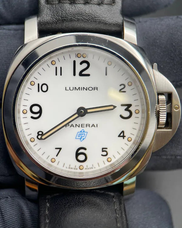 2020 Panerai Luminor Base Logo 44MM White Dial Leather Strap (PAM00630 ...