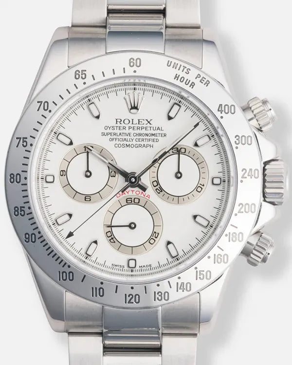 2004 Rolex Cosmograph Daytona 40MM "Panna" Cream Dial Oyster Bracelet ...