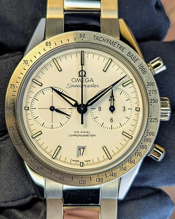2015 Omega Speedmaster '57 41.5MM White Dial Titanium Bracelet (331.92 ...