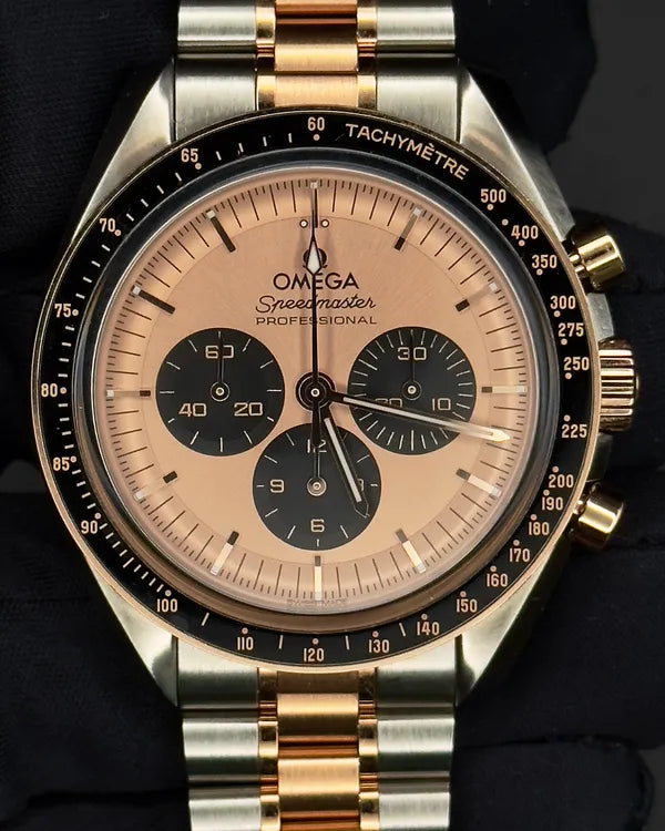 2024 Omega Speedmaster Professional Moonwatch 42MM Pink Dial Two-Tone ...