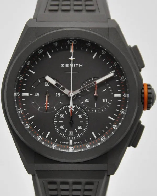 Zenith Defy El Primero "Land Rover" L. E. 44MM Grey Dial Rubber Strap ...