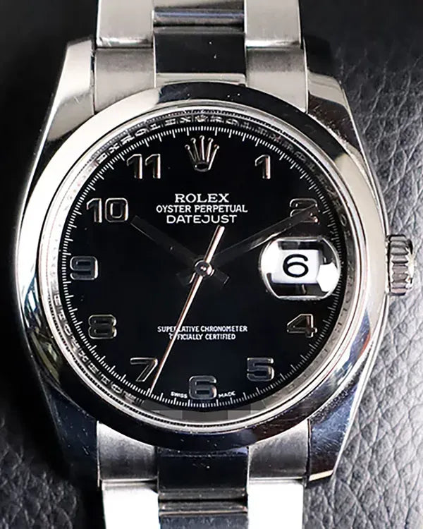 Rolex Datejust "State of Kuwait" 36MM Black Dial Oyster Bracelet (1162 ...