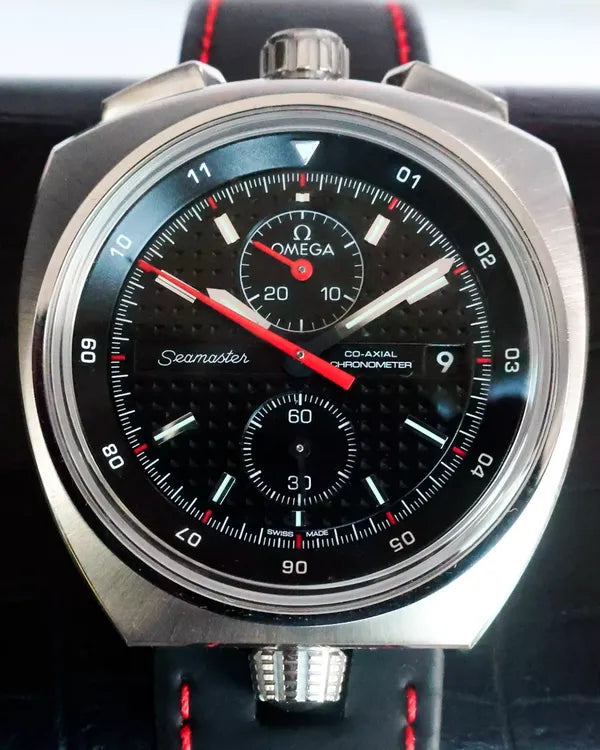 2022 Omega Seamaster Bullhead 43MM Black Dial Leather Strap (225.12.43 ...