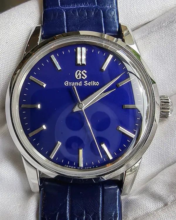 2025 Grand Seiko Elegance 34MM Quartz Blue Dial Leather Strap (SBGX349 ...