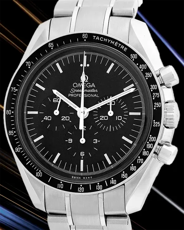 2023 Omega Speedmaster Professional Moonwatch 42MM Black Dial Steel Br ...