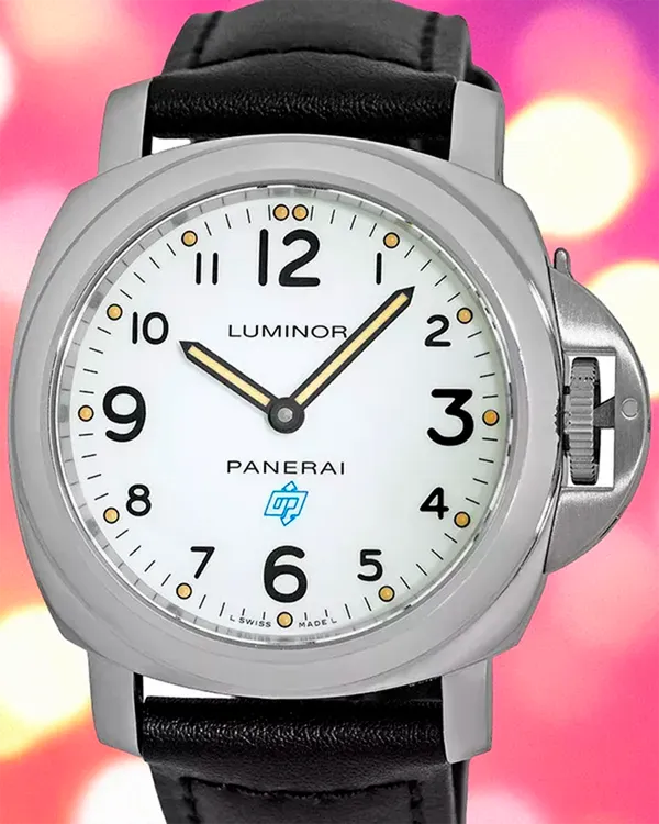 2016 Panerai Luminor Base Logo 44MM White Dial Leather Strap (PAM00630 ...