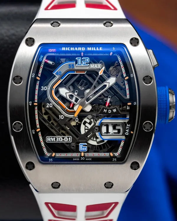 2023 Richard Mille RM 030 42.7MM Skeleton Dial Rubber Strap (RM30-01 ...