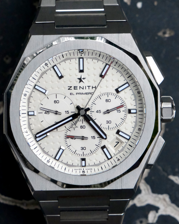 2024 Zenith Defy Skyline Chronograph 42MM Silver Dial Steel Bracelet ...