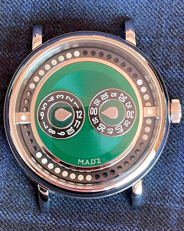 2025 MB&F MAD Edition 2 42MM Green Dial Leather Strap (M.A.D 2) – Grailzee