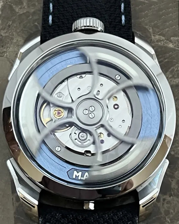 2025 MB&F MAD Edition 1S L.E. 42MM Skeleton Dial Leather Strap (M.A.D ...
