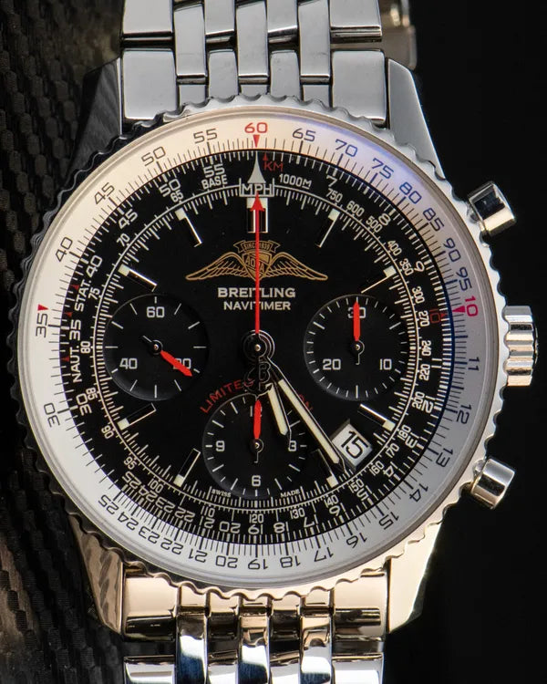 Breitling Navitimer AOPA 75th Anniversary L. E. 42MM Black Dial Steel ...