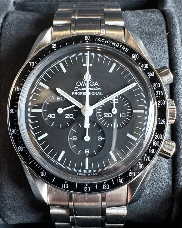 2019 Omega Speedmaster Professional Moonwatch 42MM Black Dial Steel Br ...