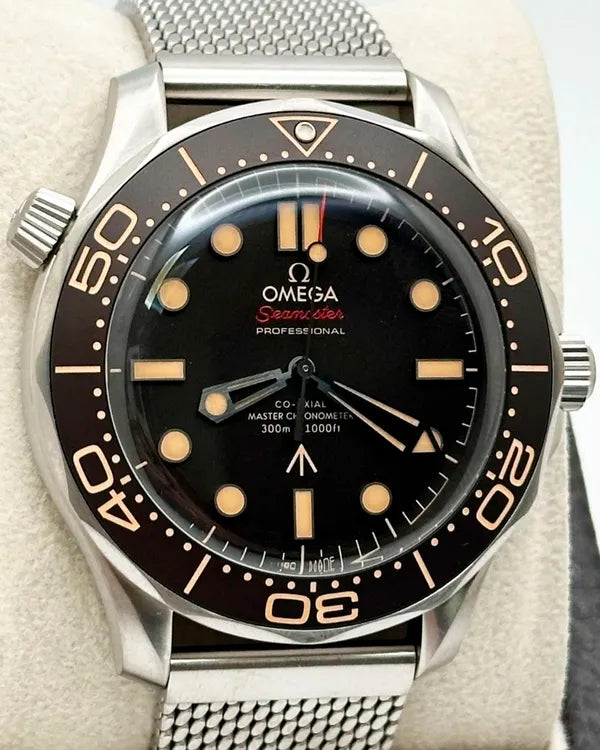2023 Omega Seamaster Diver 300M "007 Edition" 42MM Brown Dial Titanium ...