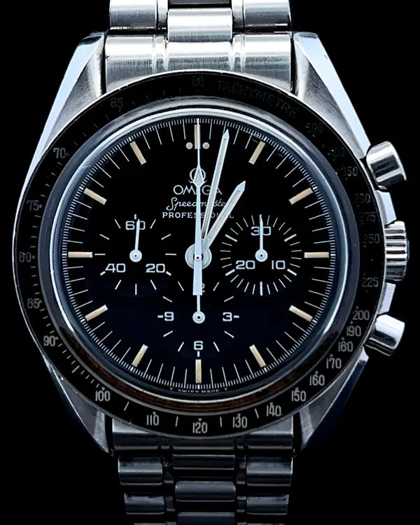 Omega Speedmaster Professional Moonwatch 42MM Black Dial Steel Bracele ...