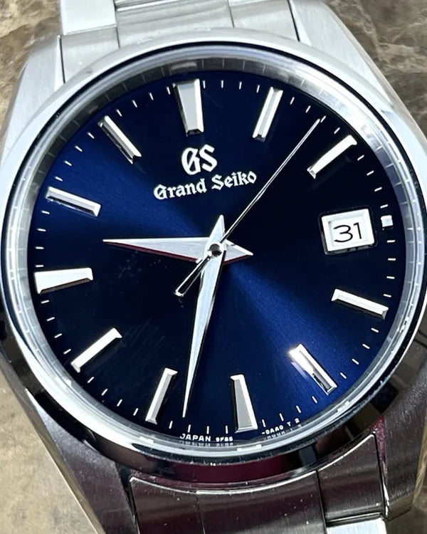 2024 Grand Seiko Heritage Collection 40MM Quartz Blue Dial Steel Brace ...