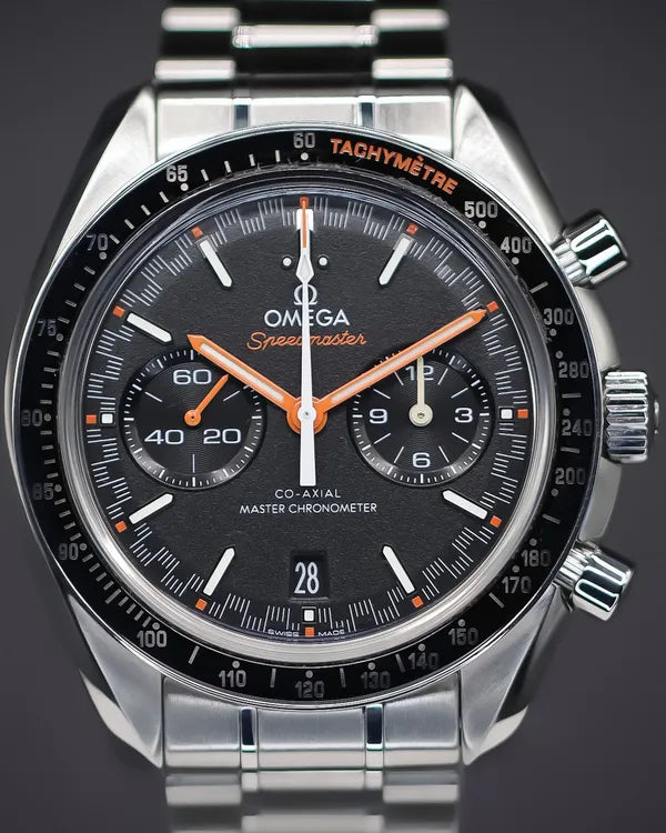 2021 Omega Speedmaster Racing 44.25MM Black Dial Steel Bracelet (329.3 ...