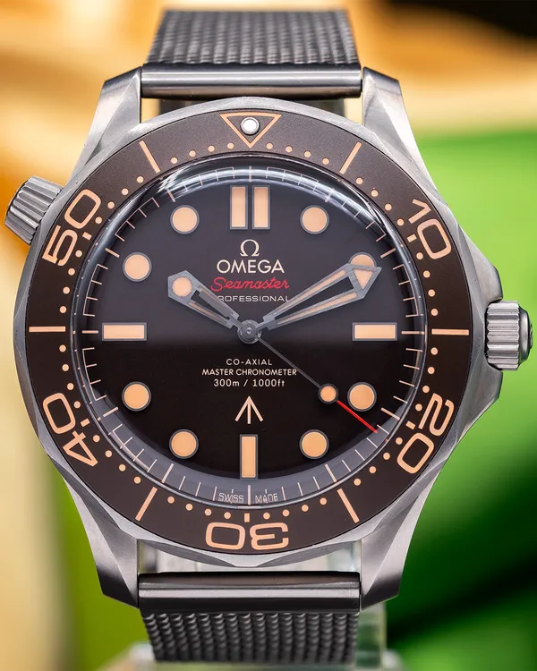 2024 Omega Seamaster Diver 300M "007 Edition" 42MM Brown Dial Titanium ...