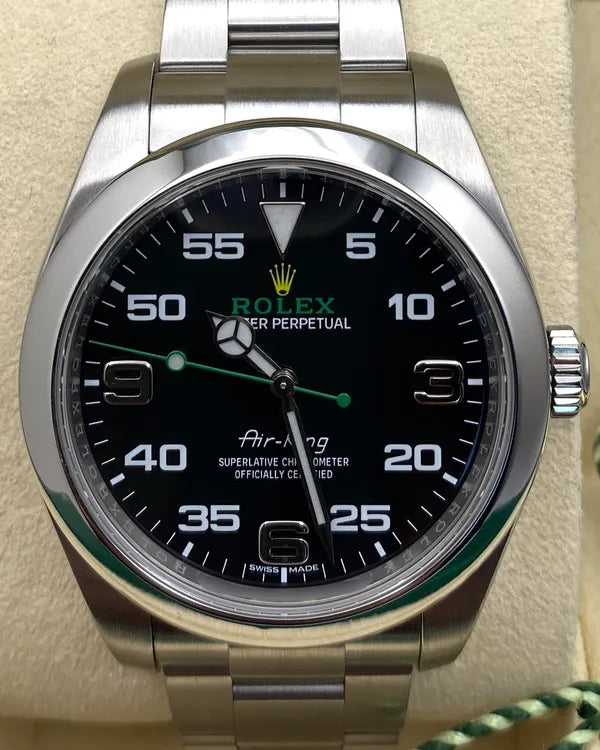 2018 Rolex Air-King 40MM Black Dial Oyster Bracelet (116900) – Grailzee