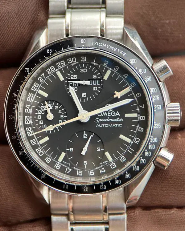 2005 Omega Speedmaster Day Date 39MM Black Dial Steel Bracelet (3520.5 ...