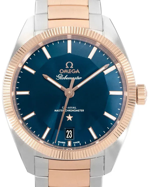 Omega Constellation Globemaster 39MM Blue Dial Two-Tone Bracelet (130 ...