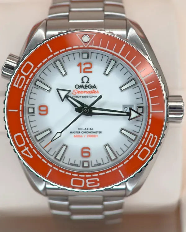 2025 Omega Seamaster Planet Ocean 600M 43.5MM White Dial Steel Bracele ...
