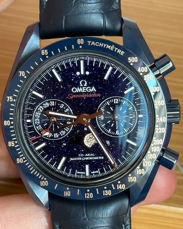 2024 Omega Speedmaster Moonphase "Blue Side of the Moon" 44.25MM Avent ...