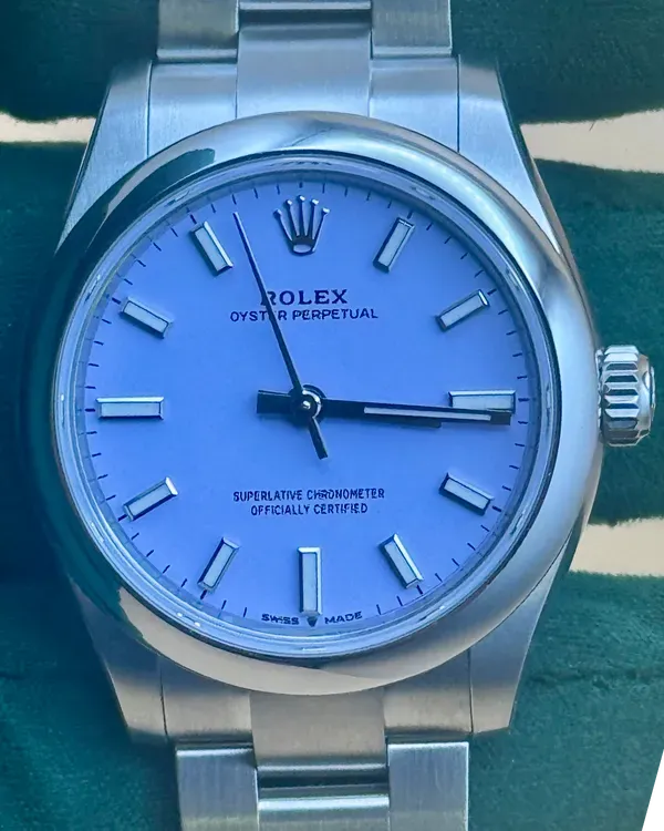 2025 Rolex Oyster Perpetual 31MM Lavender Dial Oyster Bracelet (277200 ...