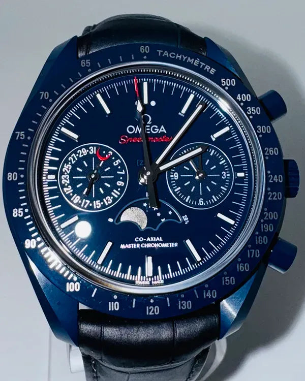 Omega Speedmaster Moonphase "Blue Side of the Moon" 44.25MM Blue Dial ...