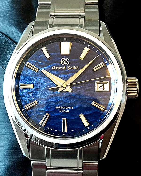 2021 Grand Seiko Evolution 9 Collection 40MM Blue Dial Steel Bracelet ...