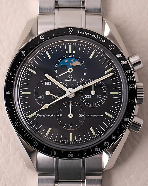2005 Omega Speedmaster Profesional Moonwatch 42MM Black Dial Steel Bra ...