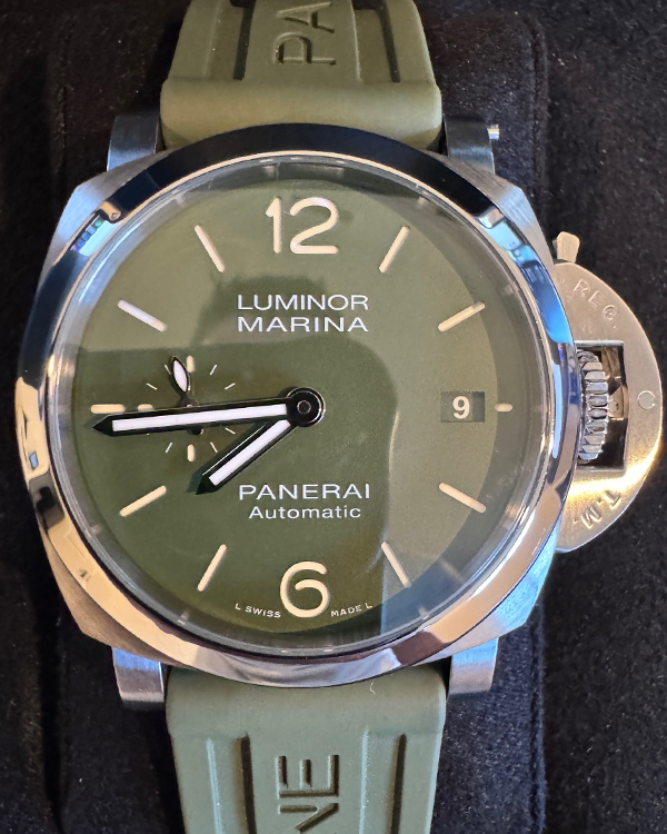 2022 Panerai Luminor Marina "Quaranta Verde Militare" 40MM Green Dial ...