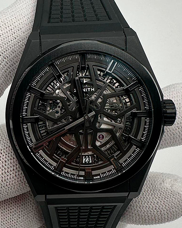 2020 Zenith Defy Classic 41X45.5MM Skeleton Dial Rubber Strap (49.9000 ...