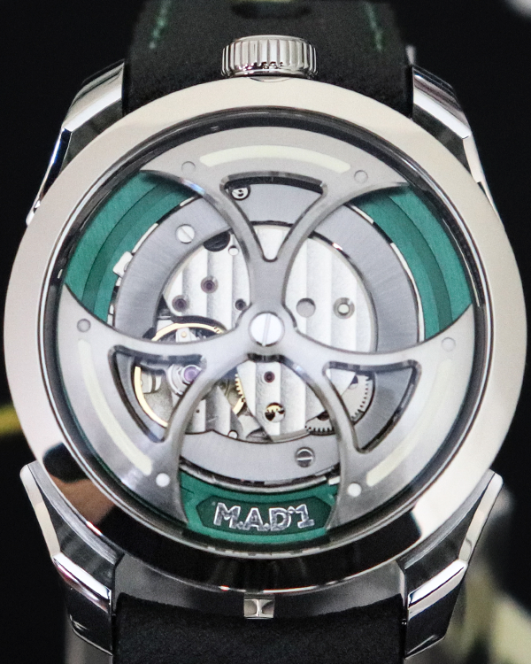 2024 MB&F MAD Edition 1 42MM Skeleton Dial Leather Strap (M.A.D.1 ...