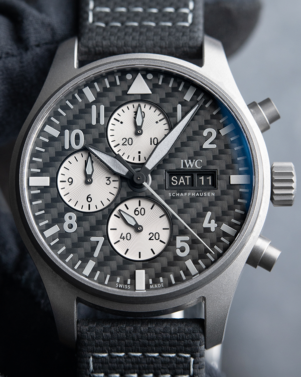 2021 IWC Schaffhausen Pilot's Watch Titanium "AMG" Edition Carbon Fibe ...