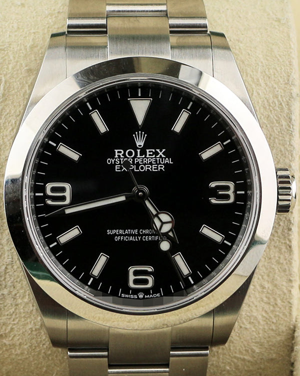 2024 Rolex Explorer 40MM Black Dial Oyster Bracelet (224270) – Grailzee