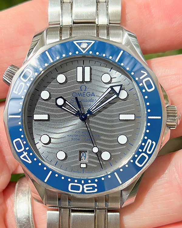 2024 Omega Seamaster 42MM Grey Dial Steel Bracelet (210.30.42.20.06.00 ...