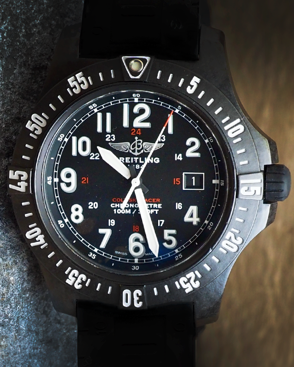 2019 Breitling Colt Skyracer 45MM Quartz Black Dial Rubber Strap (X743 ...