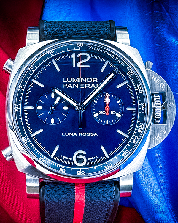 2022 Panerai Luminor Chrono Luna Rossa Limited Edition 44MM Blue Dial ...